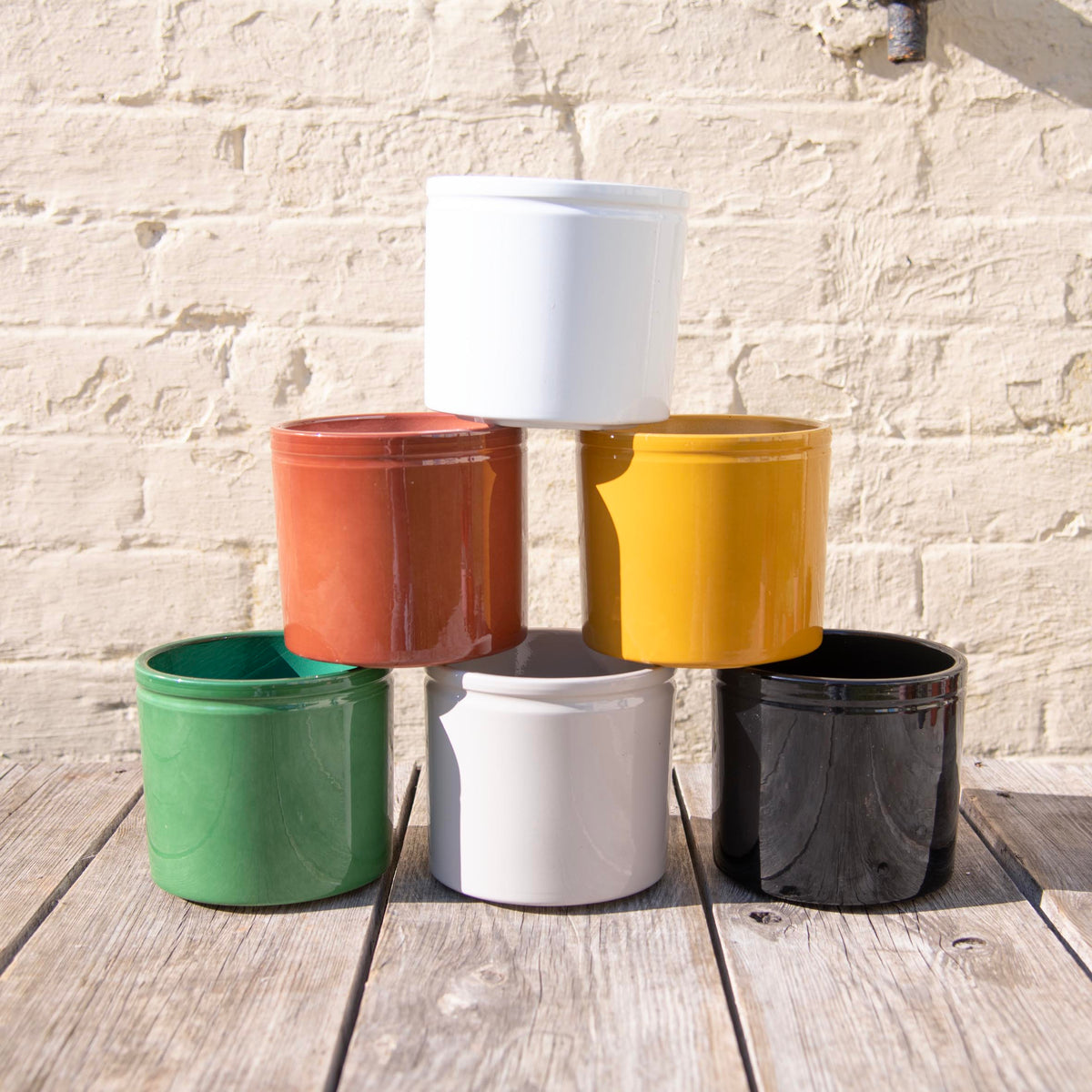 Lucca Plant Pot 13.5 x 12.5cm (6 colours) – Moose Plant Shop
