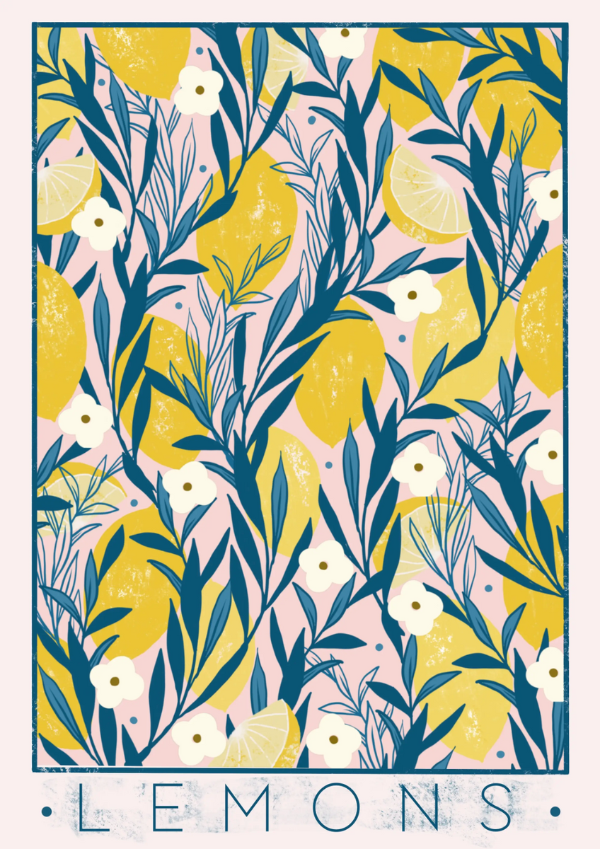 Lemon A4 Art Print – Moose Plant Shop